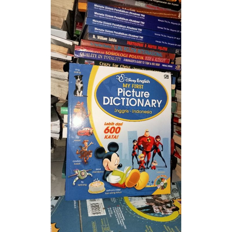 Jual original buku Disney English my first picture dictionary Inggris ...
