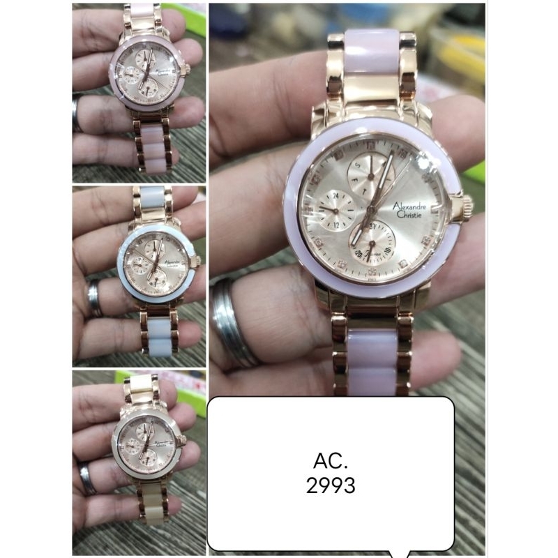 Jual AC2993 JAM TANGAN WANITA ALEXANDRE CHRISTIE CERAMIX AC 2993 BFB ORIGINAL 2A74 CERAMIX AC ...
