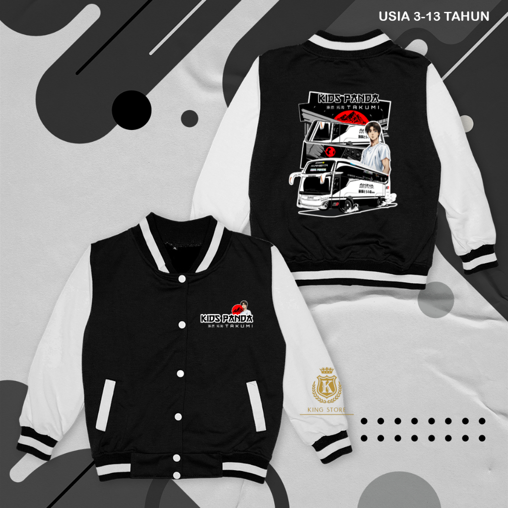 Jual JAKET VARSITY ANAK BUS KIDS PANDA JB5 TAKUMI TERBARU LAKI LAKI ...