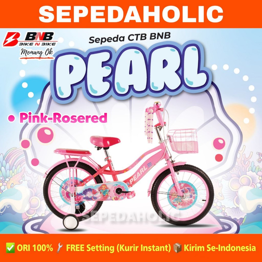 Jual Sepeda Anak Perempuan BNB PEARL City Bike Ukuran 12 16 18 Inch ...