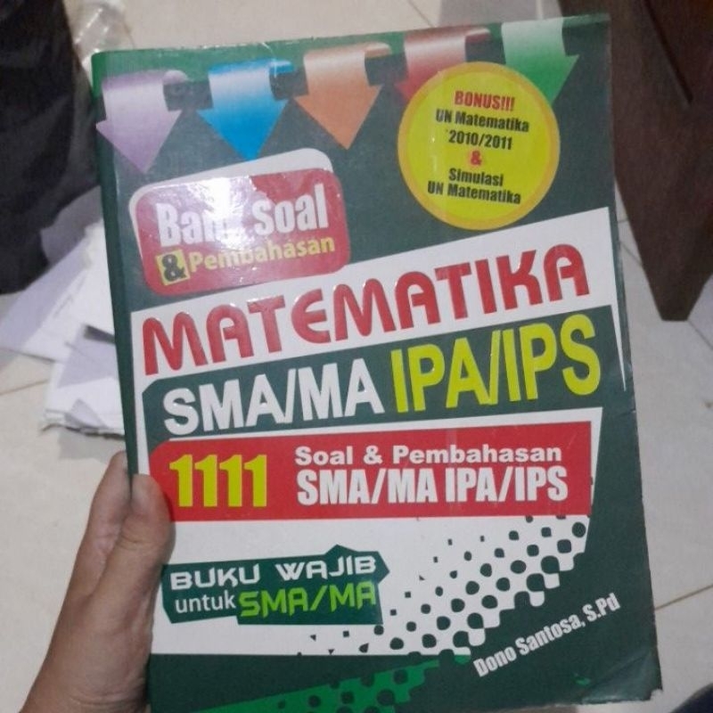 Jual Buku Bank Soal Matematika SMA IPA/IPS (Preloved) | Shopee Indonesia