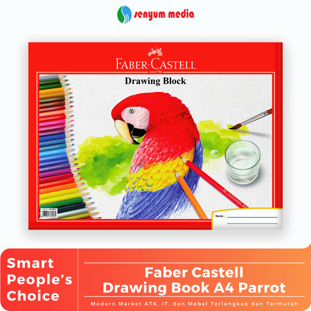 Jual Faber Castell Drawing Book A4 Parrot (1 Pcs) (S:PCS) | Shopee ...