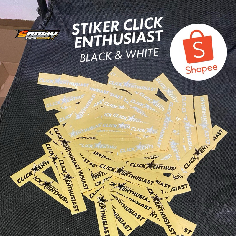 Jual STIKER CLICK ENTHUSIAST / STIKER BATOK KEPALA VARIO | Shopee Indonesia
