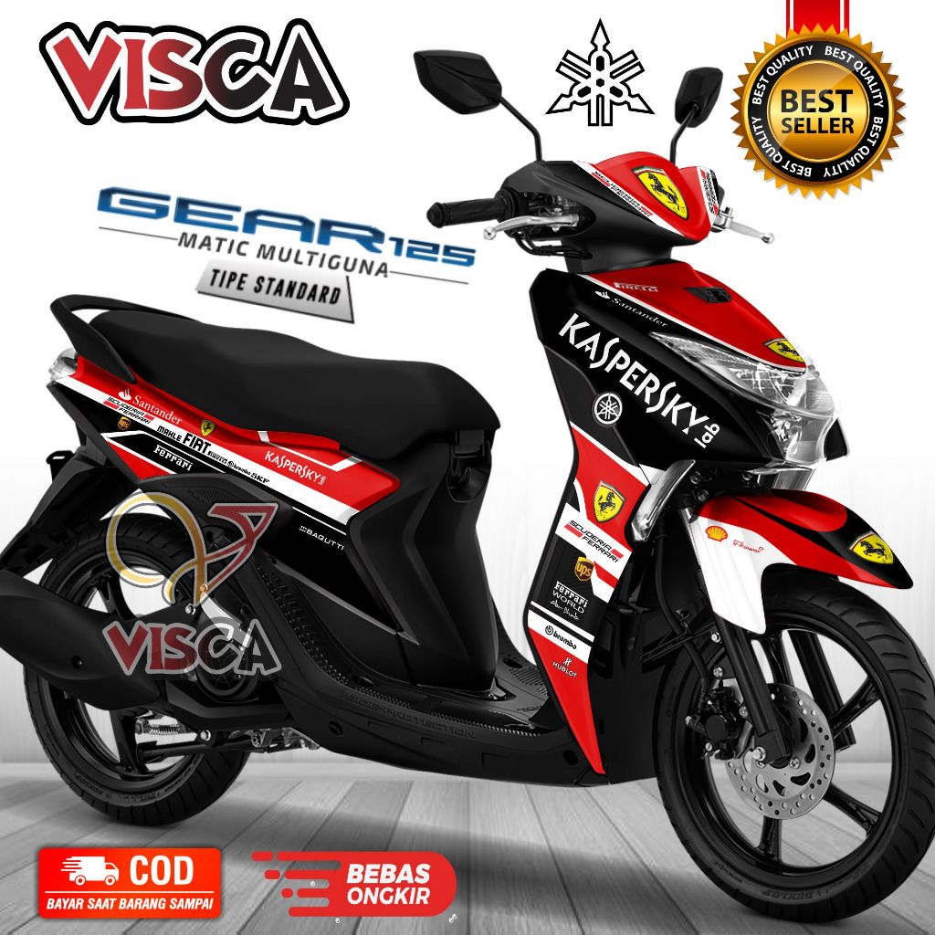 Jual Stiker Decal Mio Gear 125 Full Body / Striping Mio Gear Variasi ...