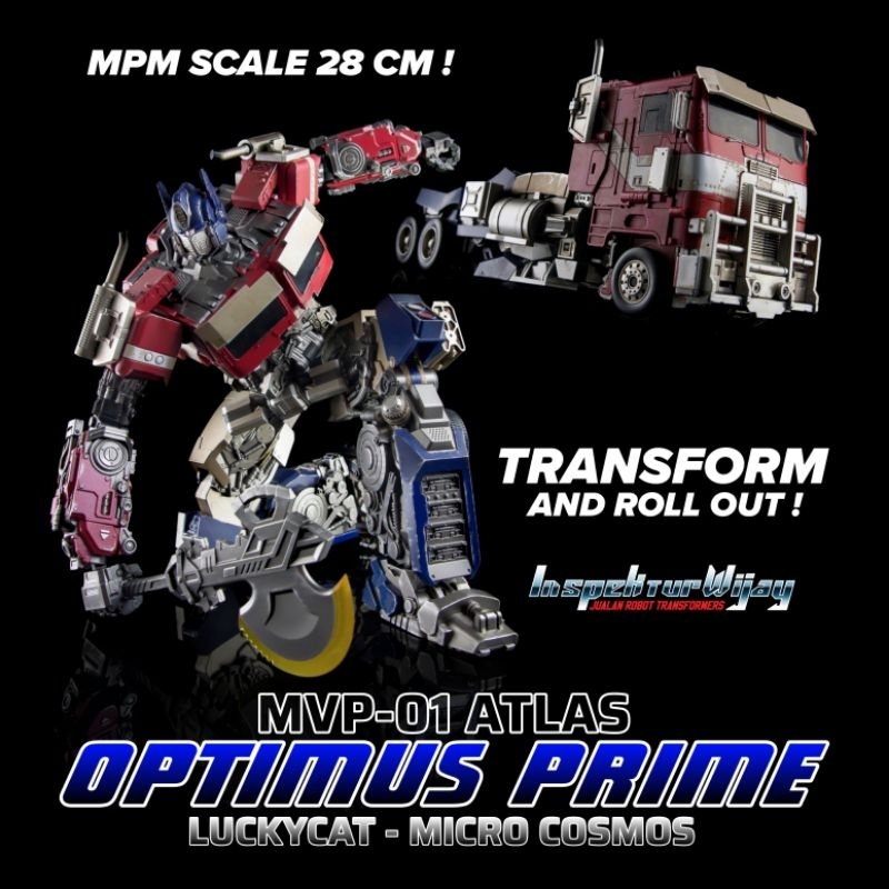 Jual OPTIMUS PRIME LUCKY CAT MVP-01 ATLAS TRANSFORMERS RISE OF THE BEASTS Skala DLX THREEZERO ...