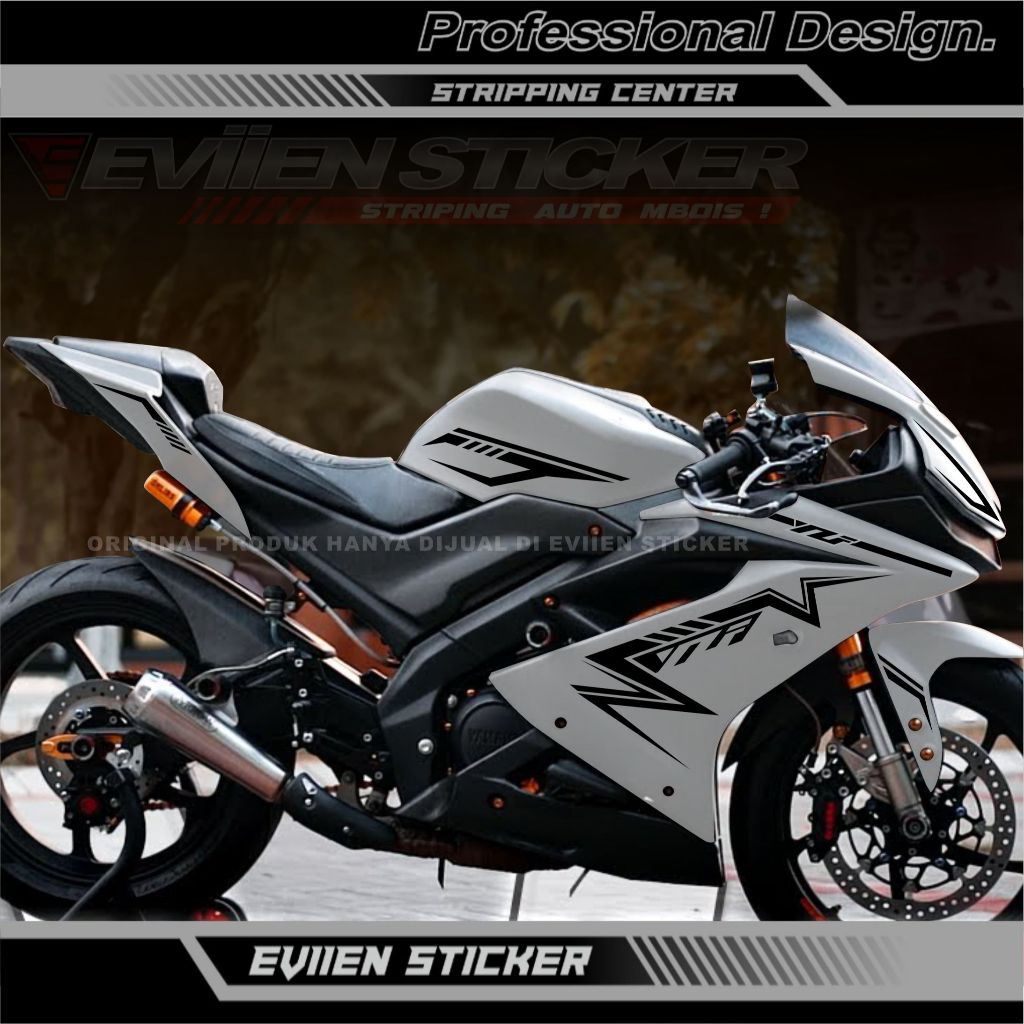 Jual STRIPING MOTOR R15 V3 STRIPING DESAIN TERBARU CUTTING STICKER ...