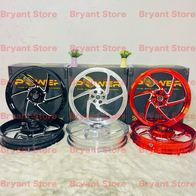 Jual VELG POWER RACING ORIGINAL MARVEL P6 185x14 & 215x14 VARIO 110 125 ...
