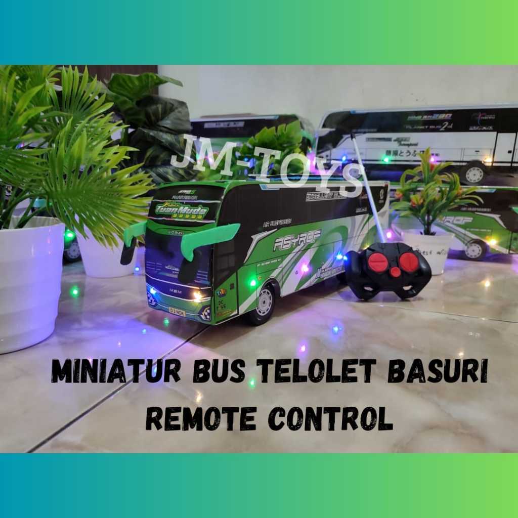 Jual MINIATUR BUS TELOLET BASURI TUAN MUDA ASYROF JB5 REMOT CONTROL ...