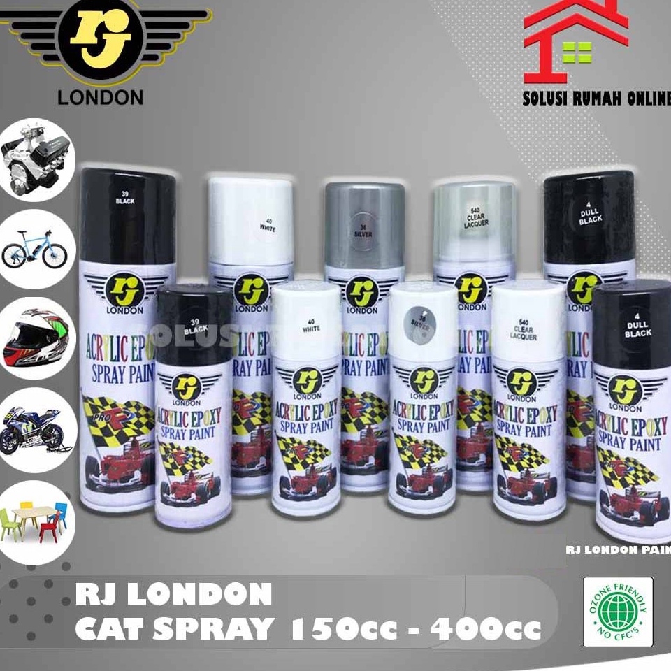 Jual Harga Terbaik Cat RJ SPRAY 4 cc Standart Semprot Pilox RJ Acrylic ...
