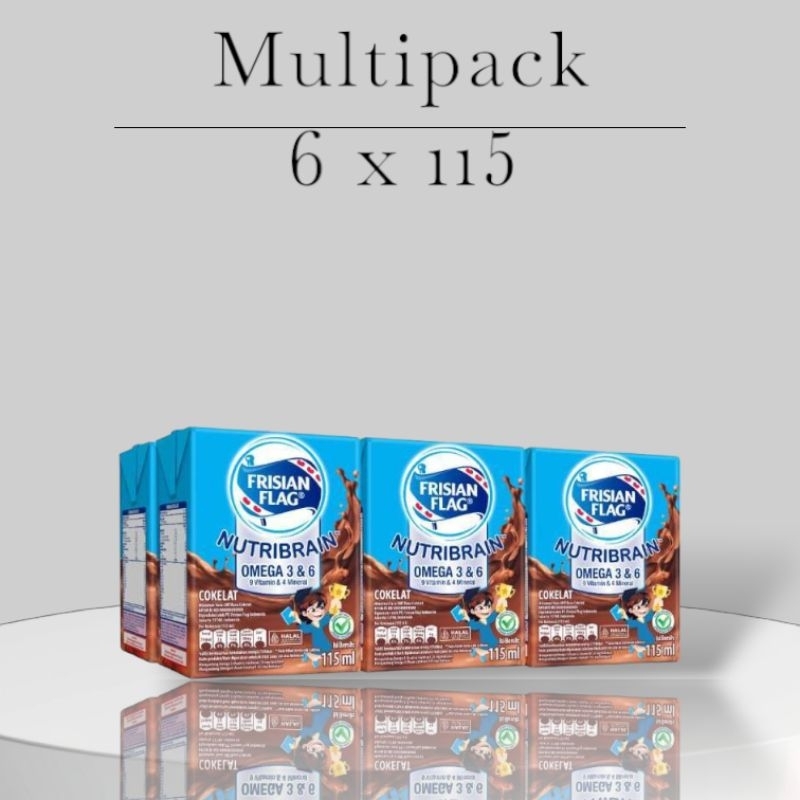 Jual Frisian Flag nutribrain Omega 115ml Coklat multipack (6pc) | Shopee Indonesia