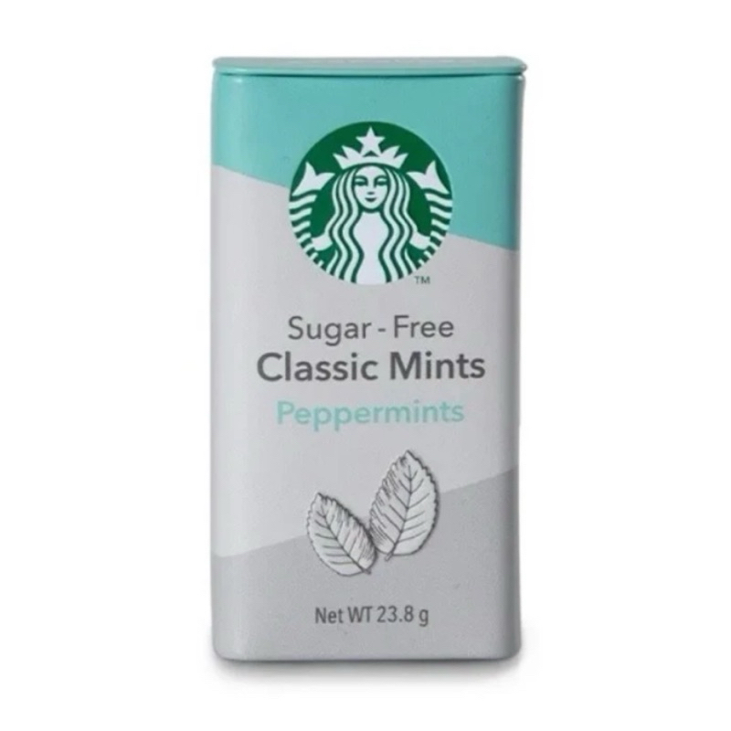 Jual PERMEN STARBUCKS CANDY SUGAR FREE PEPPERMINTS | CLASSIC MINTS ...