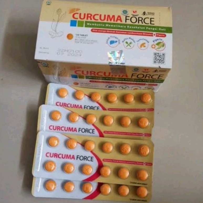 Jual CURCUMA FORCE STRIP 12 TABLET | Shopee Indonesia