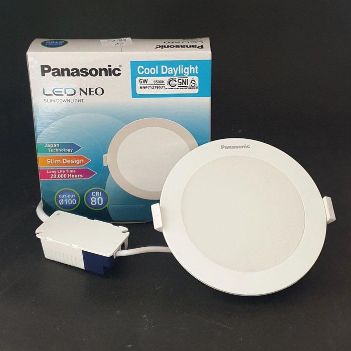 Jual PANASONIC Downlight LED Panel IB Tanam Neo Slim 6W 6 Watt ...