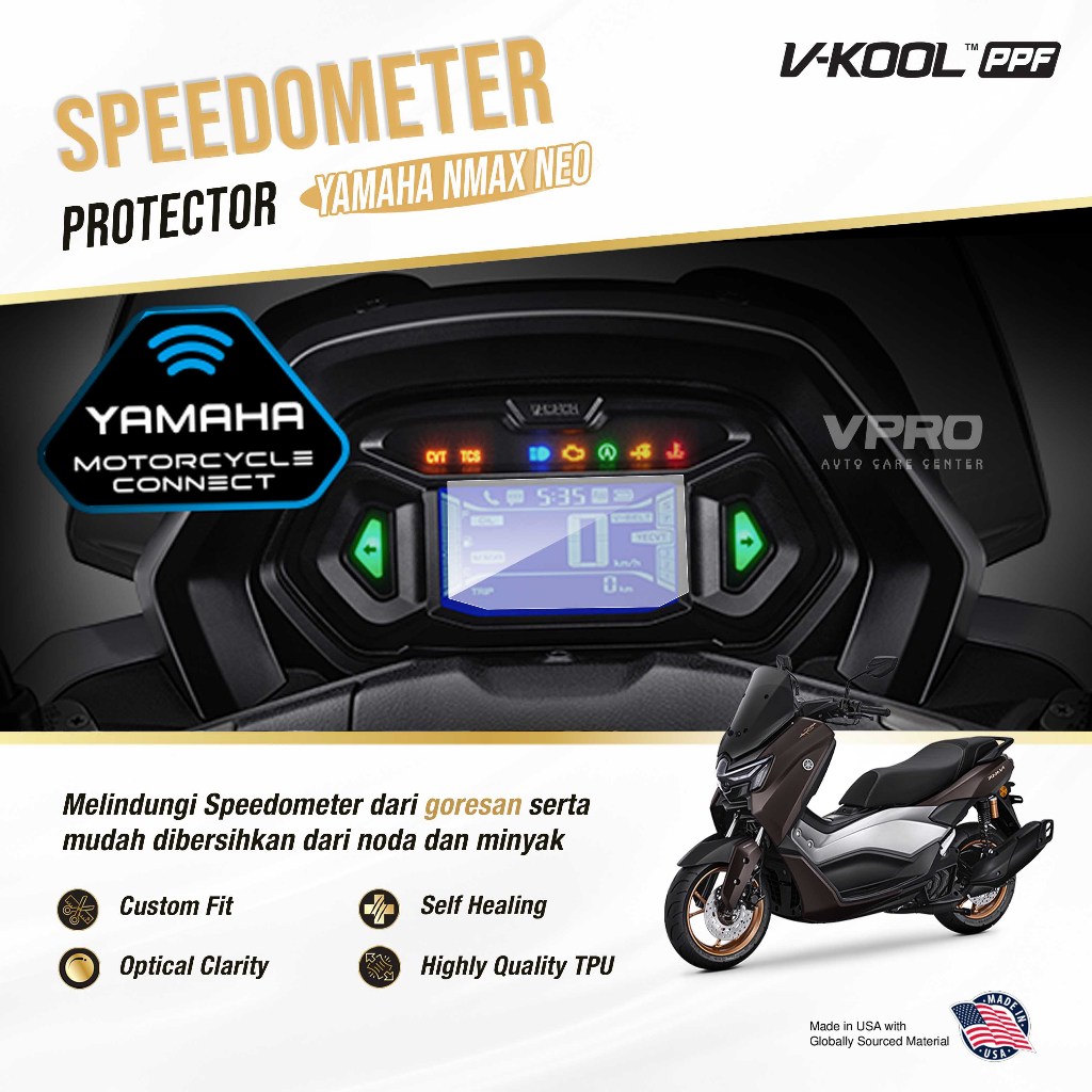 Jual VKOOL PPF Speedometer Motor YAMAHA NMAX TURBO 2024 / NMAX NEO ...