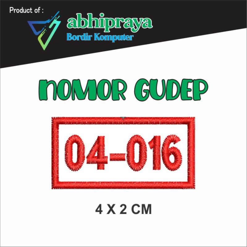 Jual EMBLEM GUDEP PRAMUKA / BORDIR GUDEP / BORDIR NOMOR GUDEP | Shopee ...