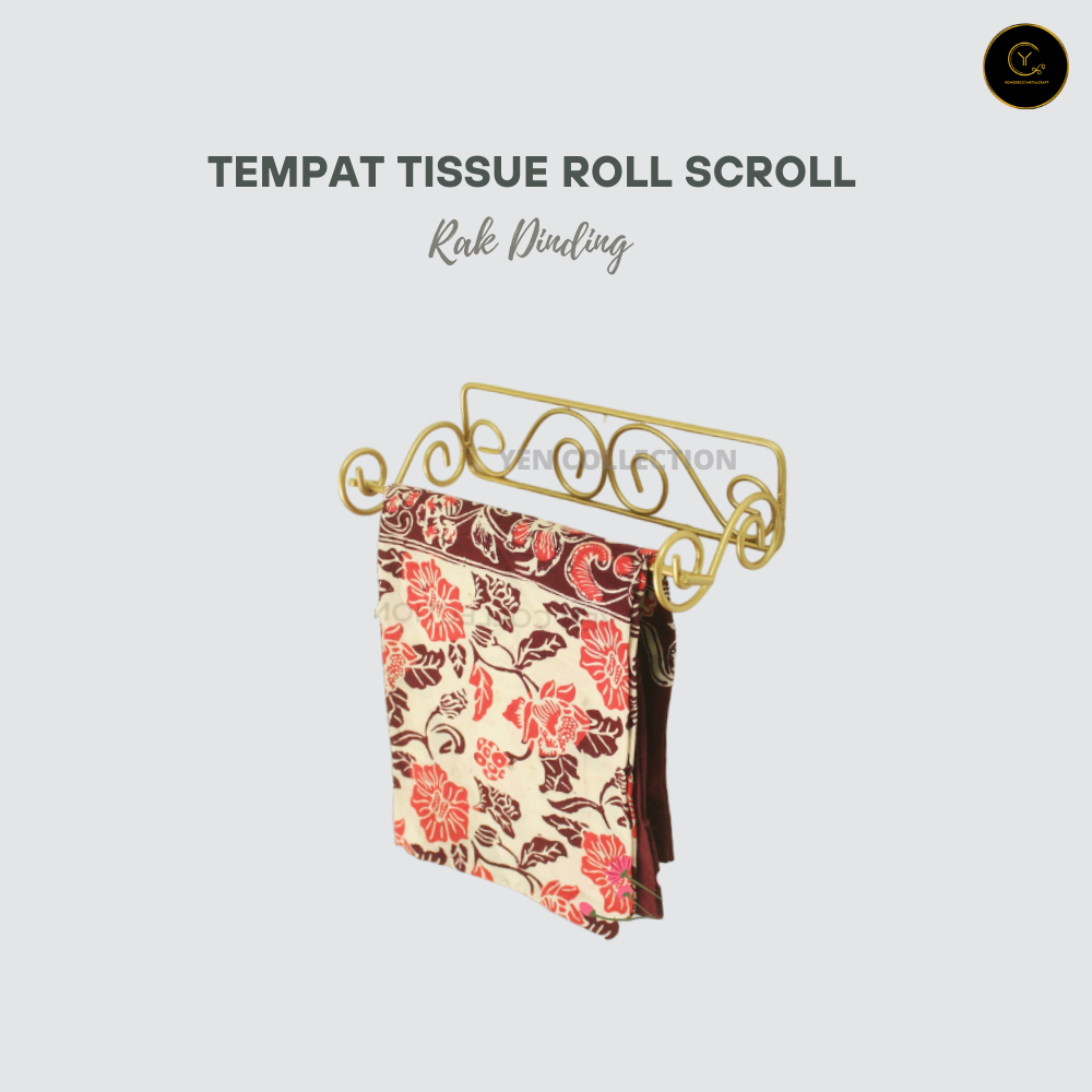 Jual TEMPAT TISSUE - TEMPAT TISSUE ROLL SCROLL - TEMPAT TISSUE DINDING ...