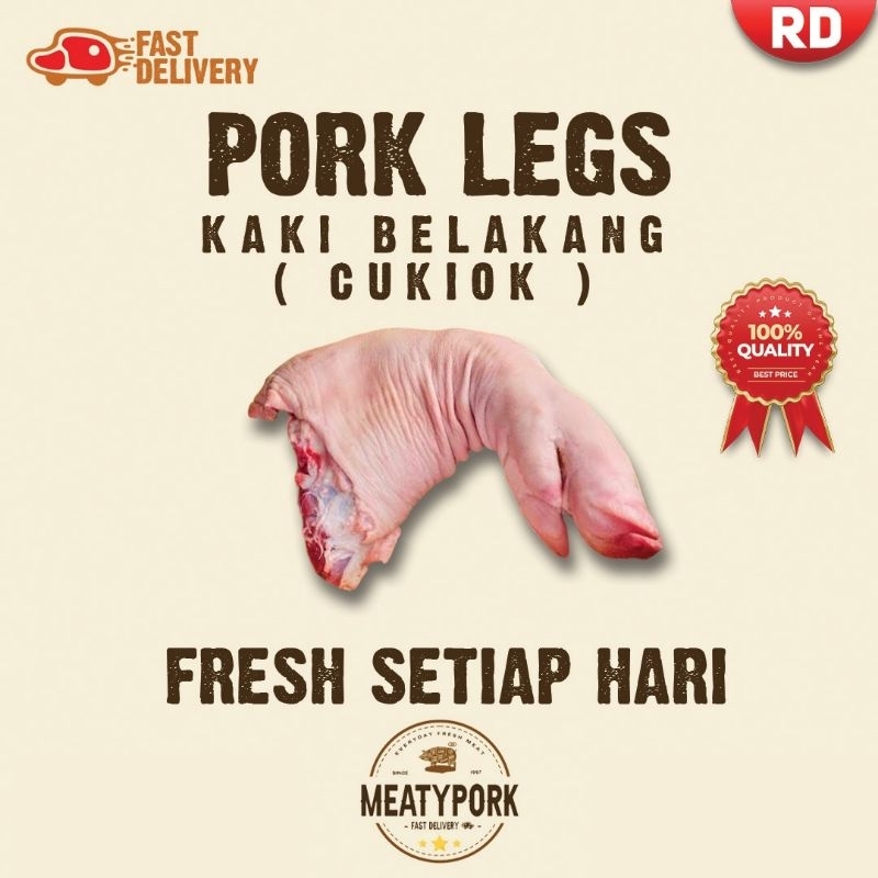 Jual KAKI BABI DEPAN FRESH / CUKIOK - 1PCS (1.6KG - 1.7KG) | Shopee ...