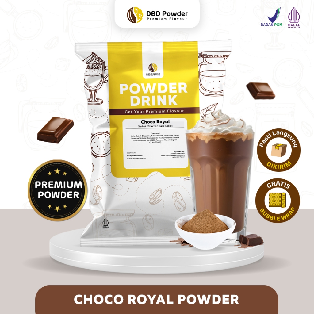 Jual [PREMIUM] Bubuk Minuman Choco Royal - Powder Choco Royal | Shopee ...