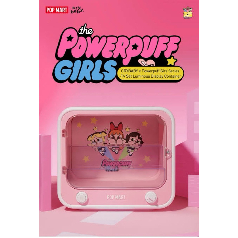 Jual POPMART POWERPUFF GIRLS X CRY BABY TV SET LUMINOUS FIGURINE ...