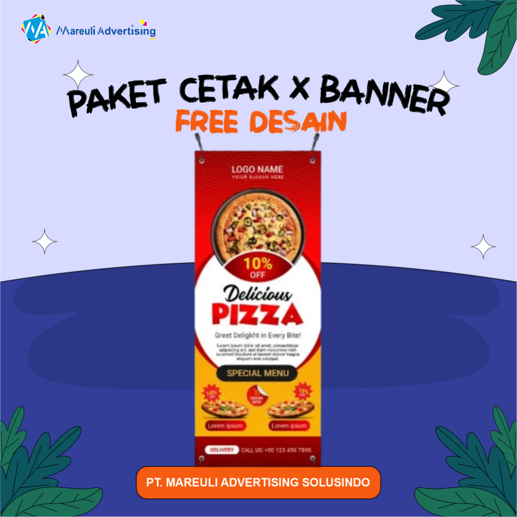 Jual Paket Cetak X-Banner Free Desain | Shopee Indonesia