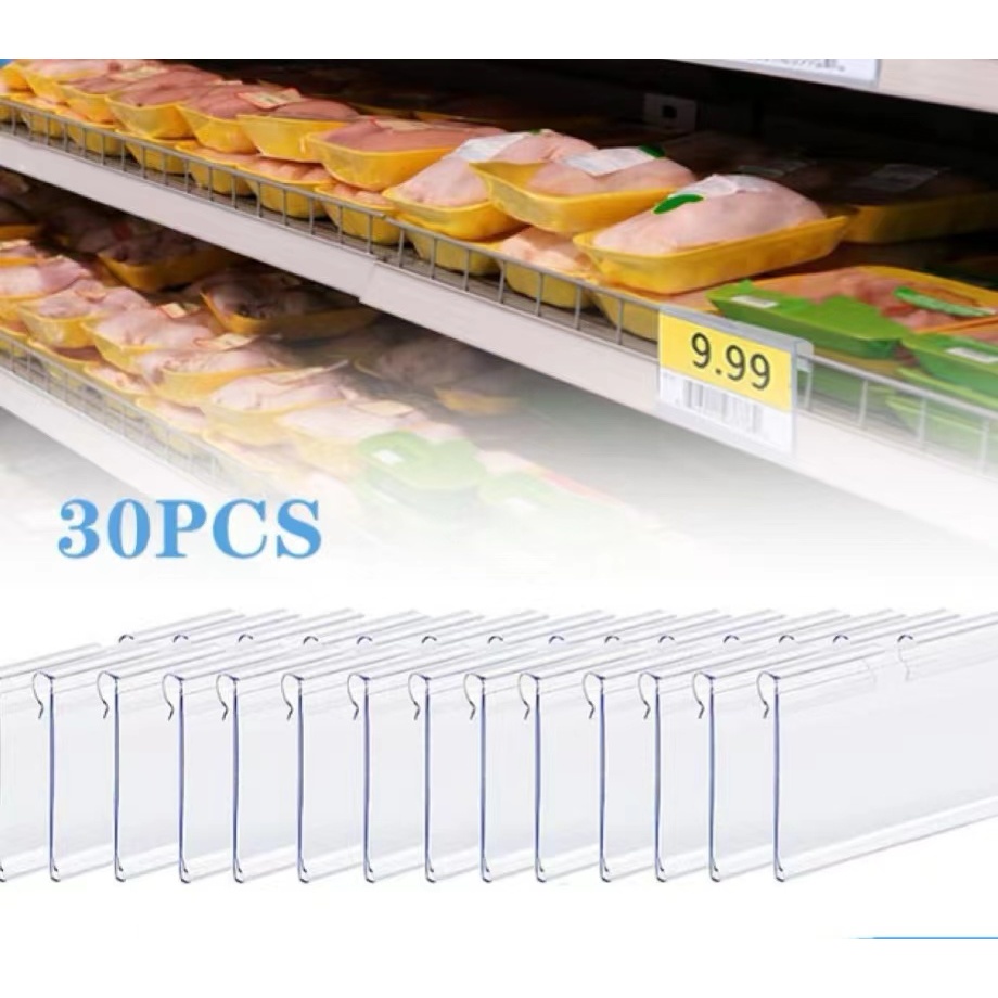 Jual 30 pcs Tempat Label Harga Mika / Tempat Label Harga PV / Tempat ...