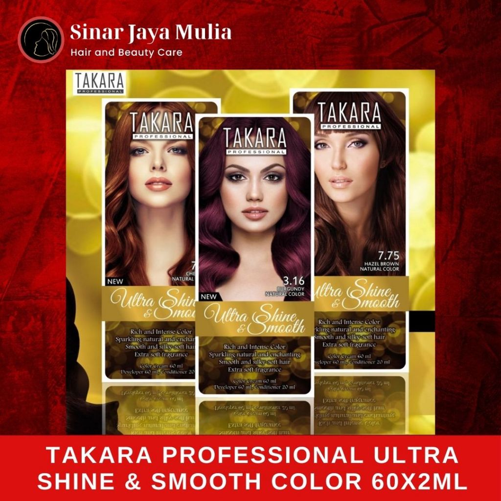 Jual Takara Professional Ultra Shine & Smooth Color 60x2ml - Pewarna ...