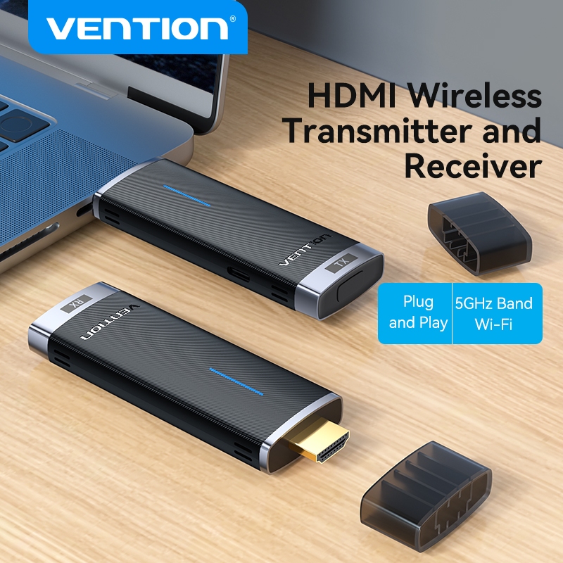 Jual HDMI Dongle Wireless Full HD 1080p@60Hz Vention Transmitter ...