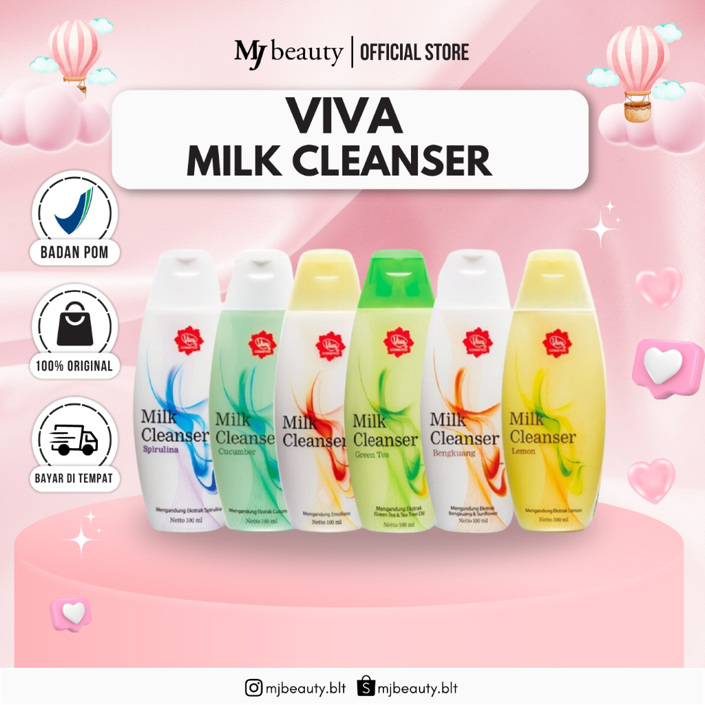 Jual VIVA Milk Cleanser 100ml All Varian | Shopee Indonesia