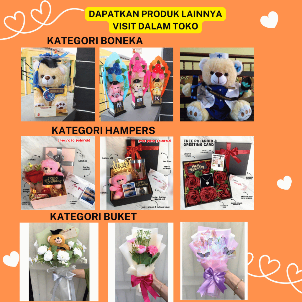 Jual Boneka Wisudah Teddy Bear Sedang Custom Ada Nama Mika Tedy Kado ...