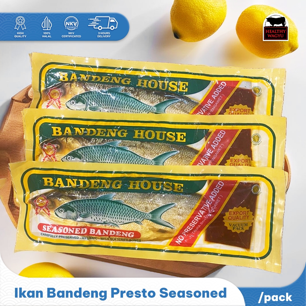 Jual Bandeng Presto dengan bumbu dan sambal Healthy Wagyu | Shopee ...