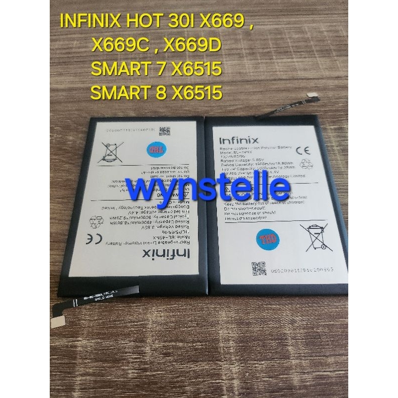 Jual [ COD ] - BATERAI BATRE INFINIX SMART 8 X6525 BL49NX - SMART 8 PRO ...