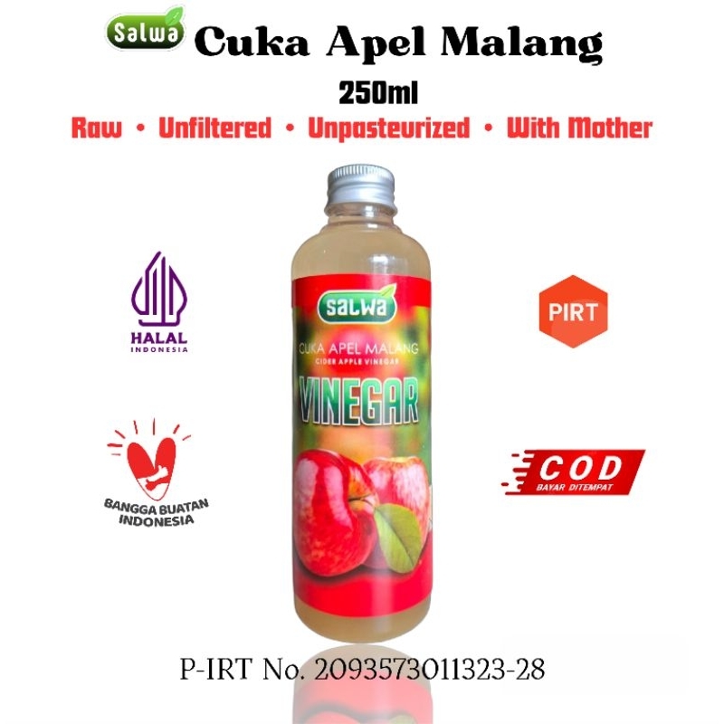 Jual Cuka Apel Salwa Original Asli Malang Untuk Kesehatan Dan Diet ...