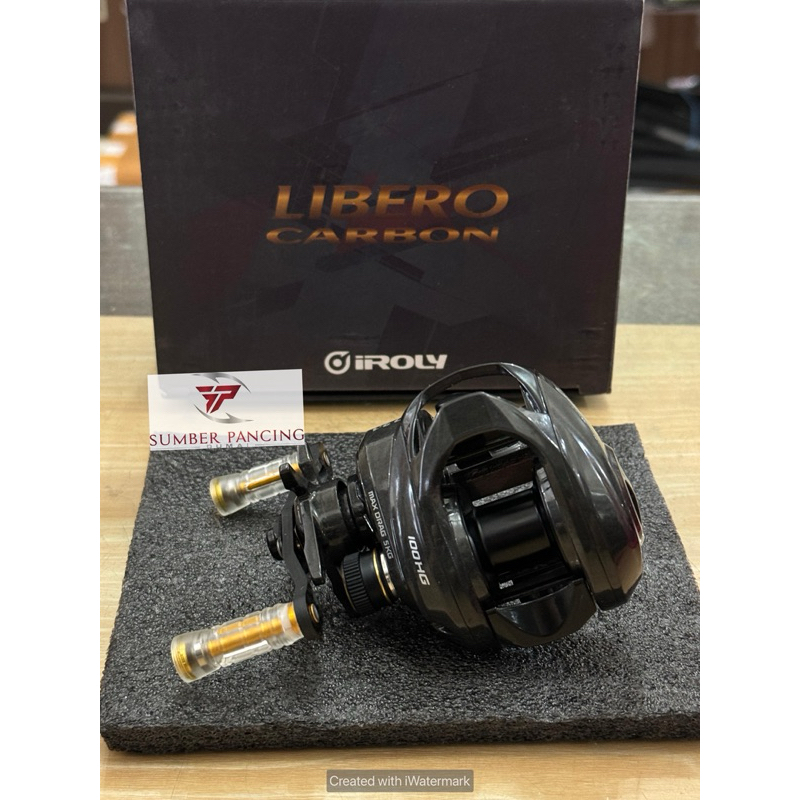 Jual Reel Iroly Libero Carbon 100 SW Baitcasting reel | Shopee Indonesia