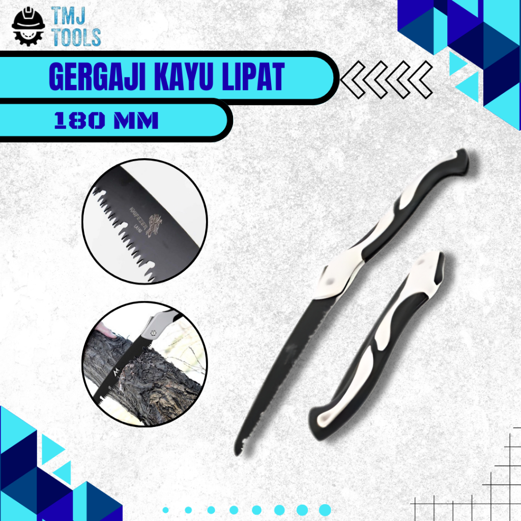 Jual Gergaji Kayu Lipat Folding Saw 180MM Fast Cut Geraji Tangan Portable Pemotong Dahan Ranting ...