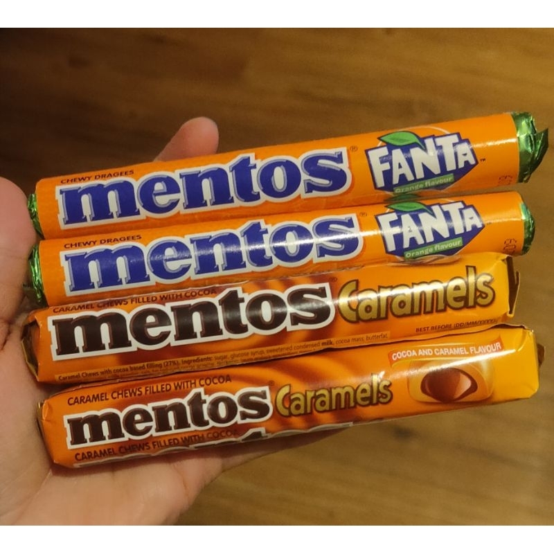 Jual MENTOS FANTA & MENTOS CARAMEL | Shopee Indonesia