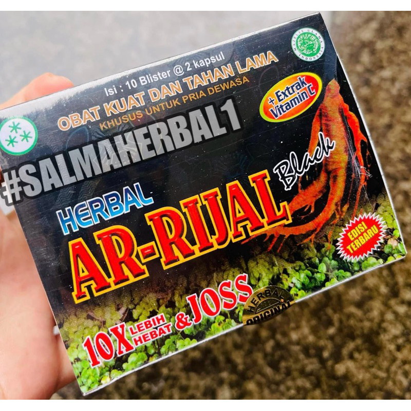 Jual AR RIJAL 10X BLACK KAPSUL ORIGINAL | Shopee Indonesia