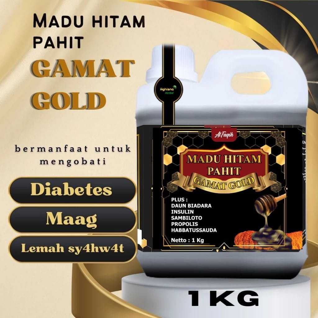 Jual Madu Hitam Pahit Asli Madu Hitam Pait plus gamat emas Obat ...