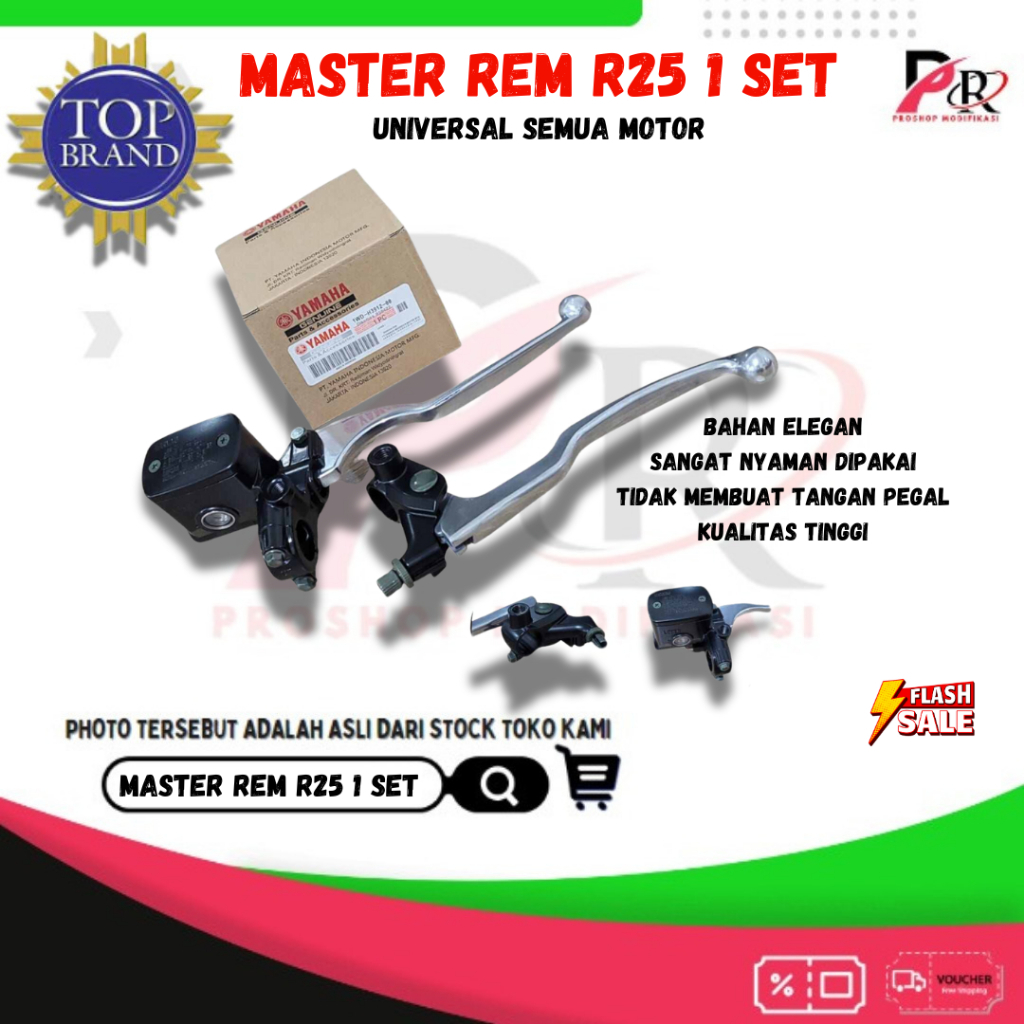 Jual MASTER REM MASTER REM R25 KOMPLING R25 RCB KOTAK KANAN/KIRI CABLE ...