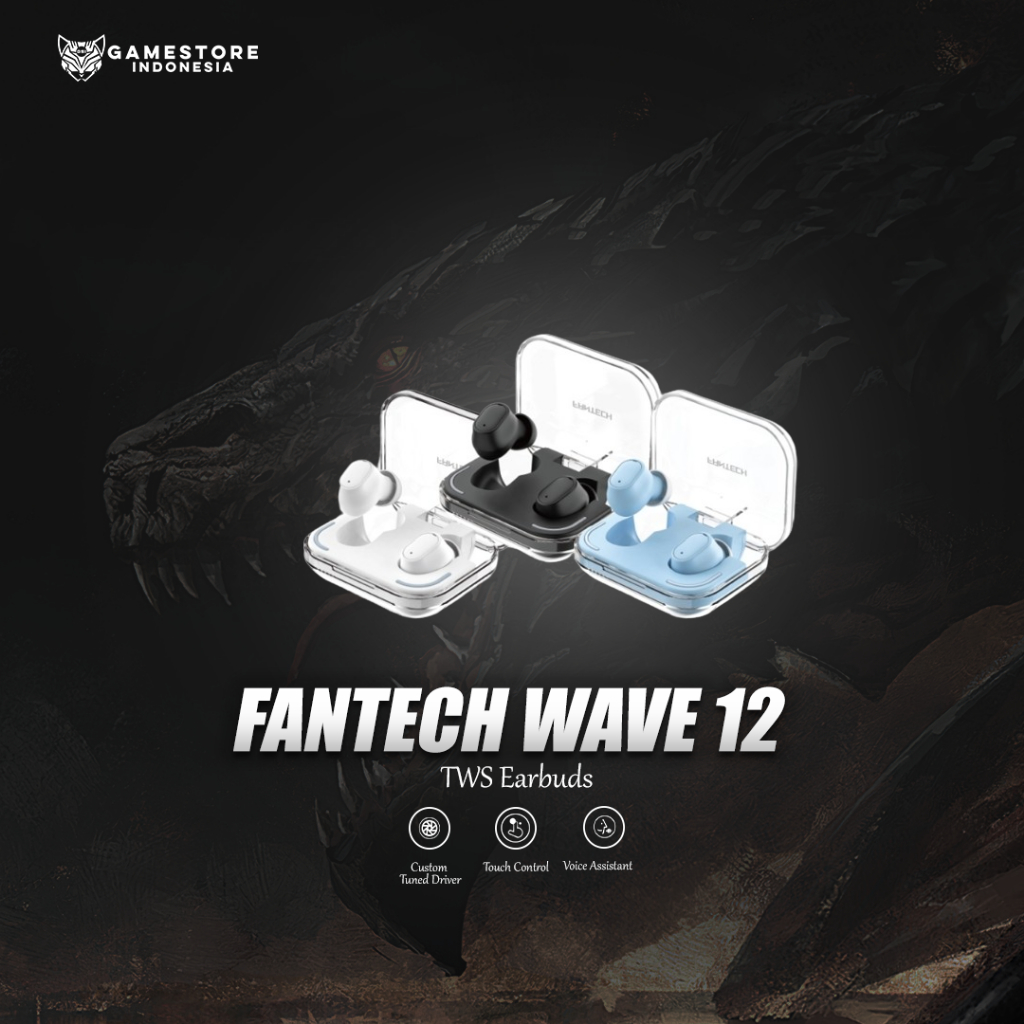 Jual Fantech WAVE TWS True Wireless Earphone Bluetooth 5.3 Earbuds ...