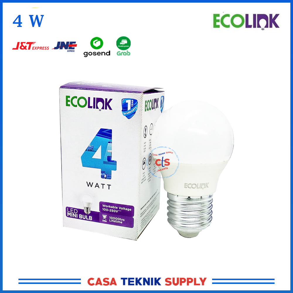 Jual Lampu Mini LED ECOLINK 4W 4 Watt - PUTIH | Shopee Indonesia