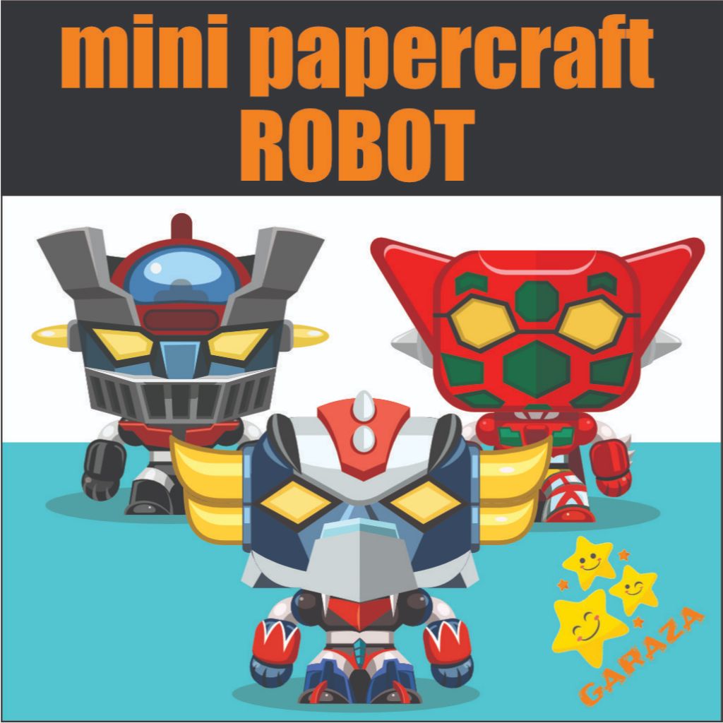 Jual MINI PAPERCRAFT EDISI ROBOT MAINAN EDUKASI ANAK | Shopee Indonesia