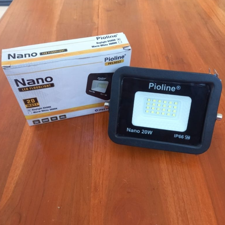 Jual PIOLINE Lampu Sorot LED 20 watt 20w Flood Light SNI - Putih / Kuning | Shopee Indonesia