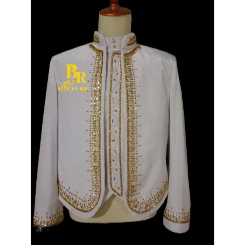 Jual beskap jawa bludru putih alusan | Shopee Indonesia