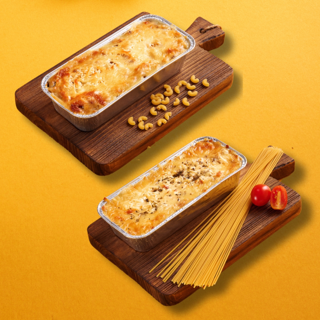 Jual Combo Duo Savoury. Spaghetti Brulee & Makaroni Skotel | Shopee ...