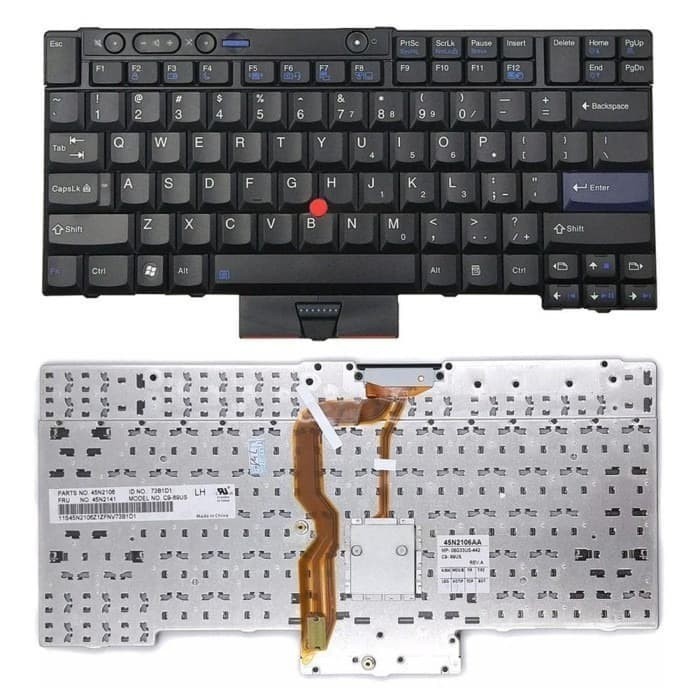 Jual Keyboard Lenovo ThinkPad T410 T420 T510 W510 X220 T520 W520 ...