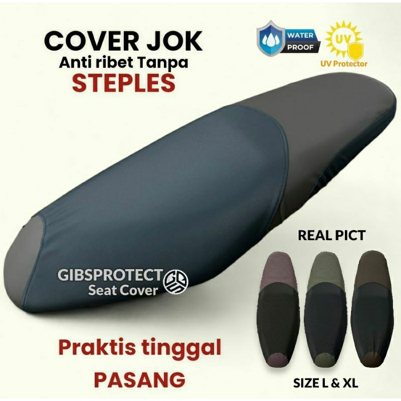 Jual Cover Jok Motor Praktis Tinggal Pasang Tanpa Steples | Shopee ...