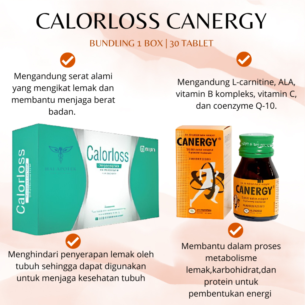 Jual 1 Box Canergy + 1 Box Calorloss - Solusi menurunkan berat badan ...