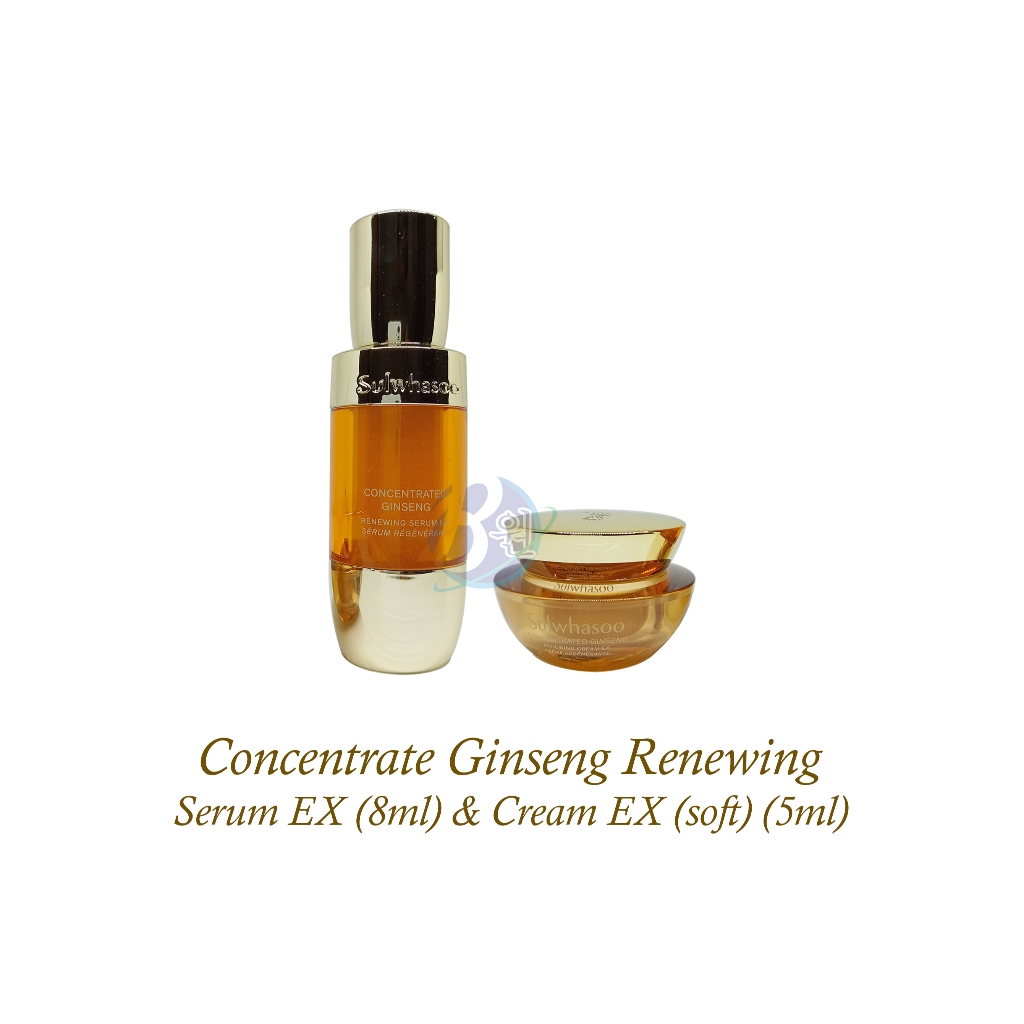Jual Sulwhasoo Concentrated Ginseng Renewing EX Kit (2 Items) | Shopee Indonesia