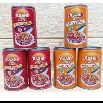Jual SARDEN ASAHI SAUS TOMAT DAN SAUS PEDAS asahi enak berat 185gr. SEA ...