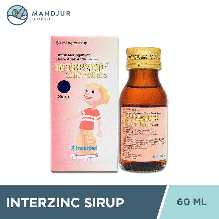 Jual Interzinc Sirup 60 mL - Obat Diare Anak | Shopee Indonesia
